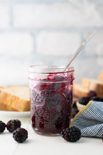 Easy Blackberry Jam Recipe Without Pectin | Small Batch