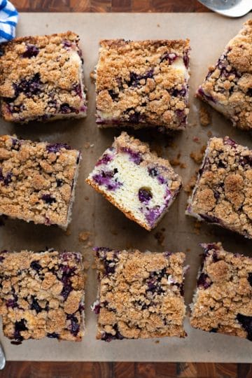 Old Fashioned Blueberry Buckle - The Seasoned Mom