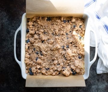 Old Fashioned Blueberry Buckle - The Seasoned Mom