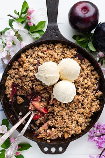 Plum Crisp - The Seasoned Mom