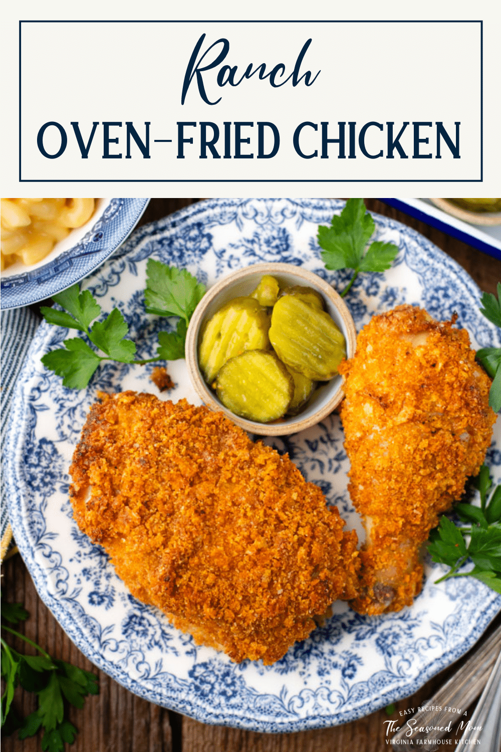Oven Baked Ranch Chicken {Extra Crispy} | The Seasoned Mom