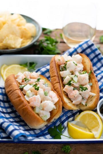 New England Shrimp Rolls - The Seasoned Mom