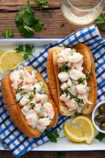 New England Shrimp Rolls - The Seasoned Mom