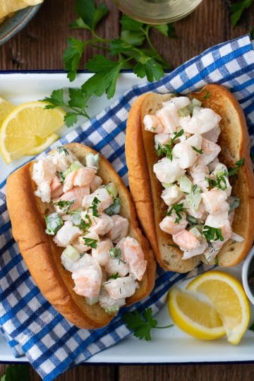 New England Shrimp Rolls - The Seasoned Mom