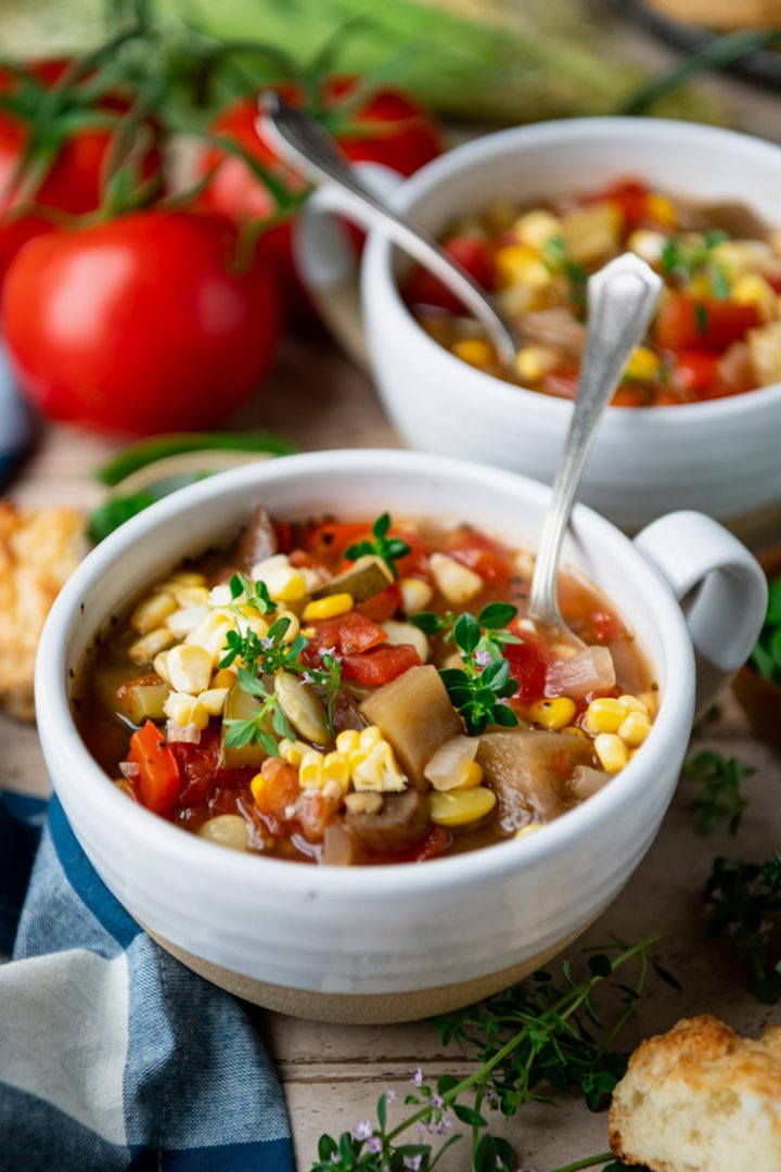 Summer Vegetable Soup - The Seasoned Mom