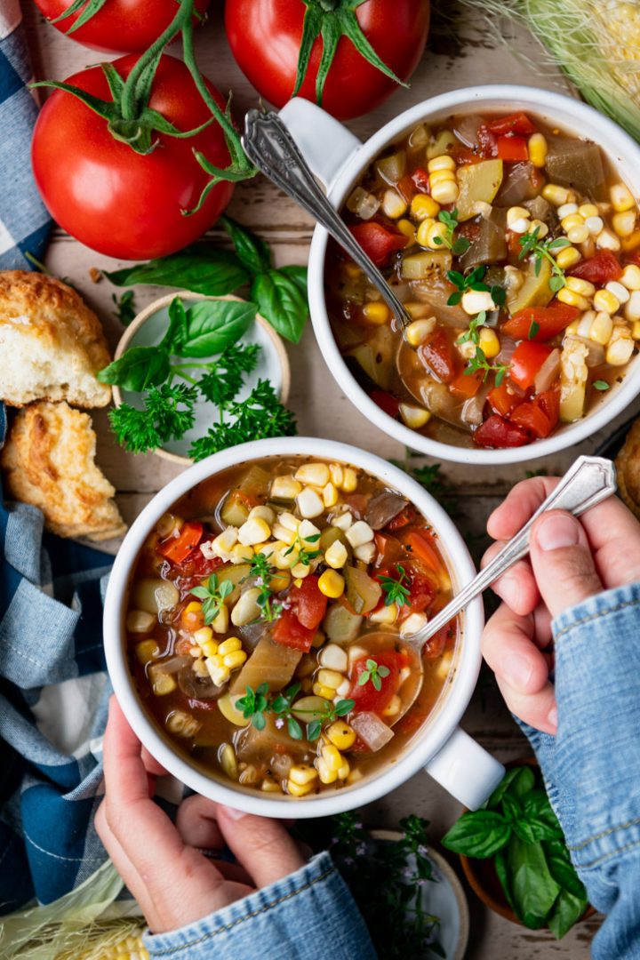 Summer Vegetable Soup - The Seasoned Mom