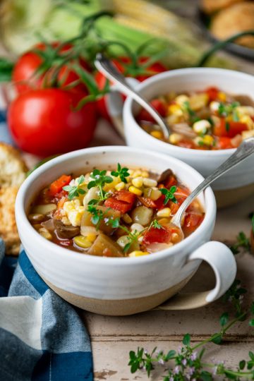 Summer Vegetable Soup - The Seasoned Mom