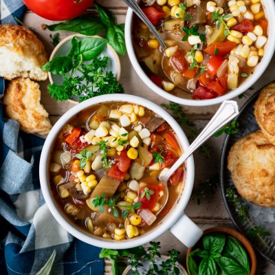Summer Vegetable Soup - The Seasoned Mom