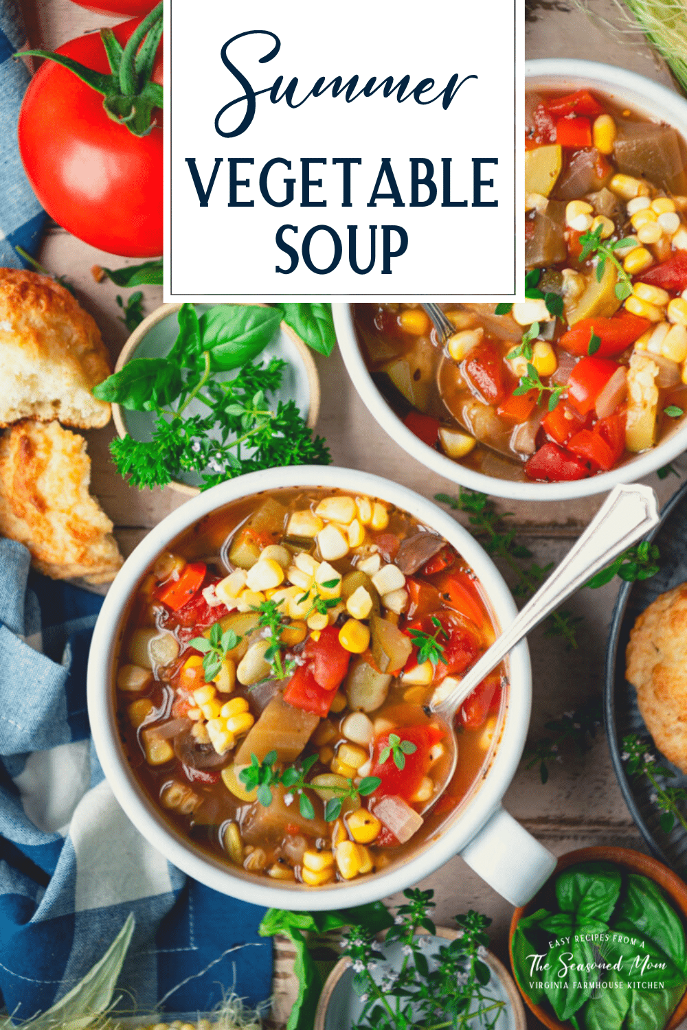 Summer Vegetable Soup - The Seasoned Mom