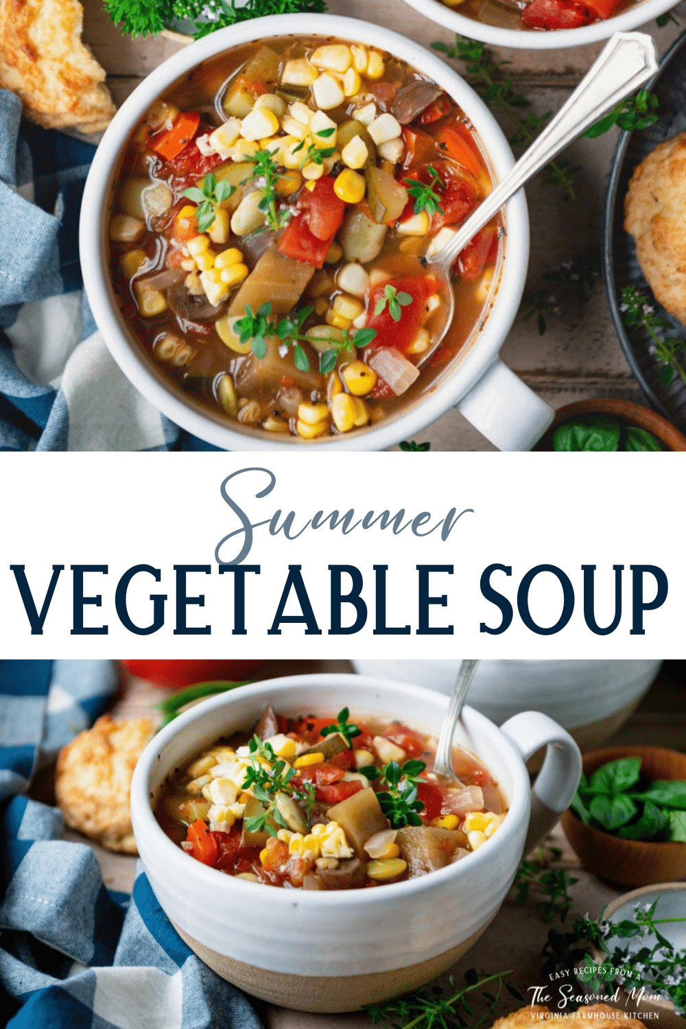 Summer Vegetable Soup - The Seasoned Mom