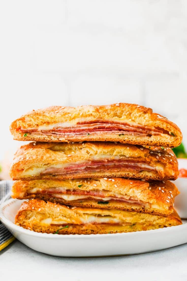 Crescent Roll Stromboli - The Seasoned Mom