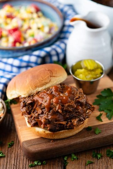 Dutch Oven BBQ Beef - The Seasoned Mom