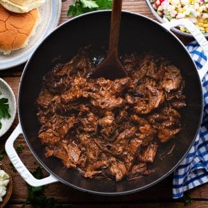 Dutch Oven BBQ Beef - The Seasoned Mom