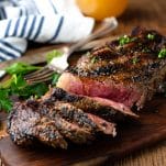 Grilled New York Strip Steak Recipe - The Seasoned Mom