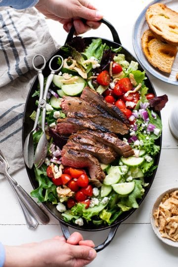 Steak Salad - The Seasoned Mom