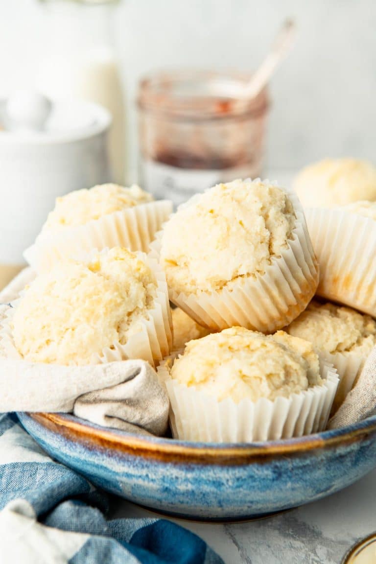 3-Ingredient Sour Cream Muffins - The Seasoned Mom