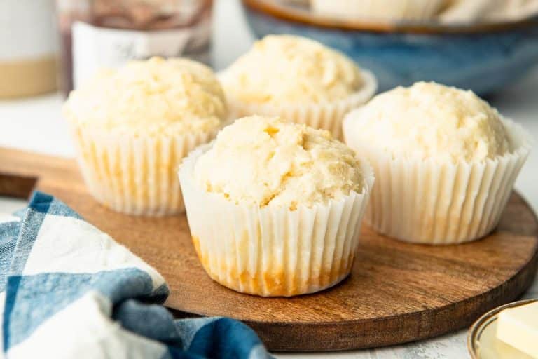 3-Ingredient Sour Cream Muffins - The Seasoned Mom