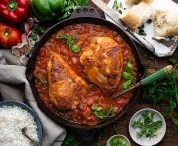 Chicken Cacciatore {Italian Hunter's Chicken} - The Seasoned Mom