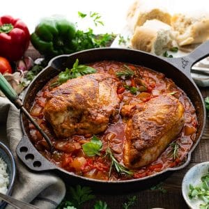 Chicken Cacciatore {Italian Hunter's Chicken} - The Seasoned Mom