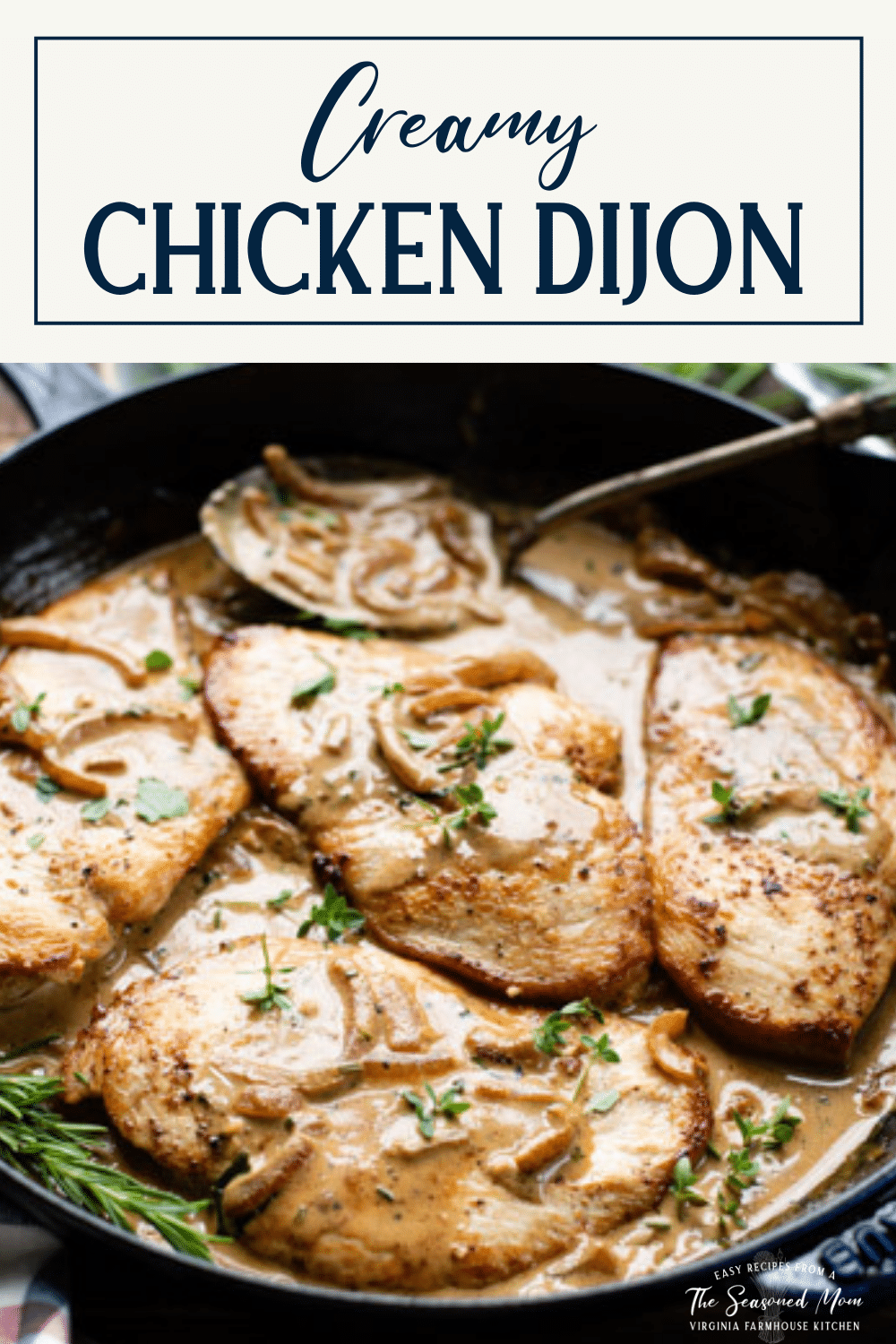Chicken Dijon - The Seasoned Mom