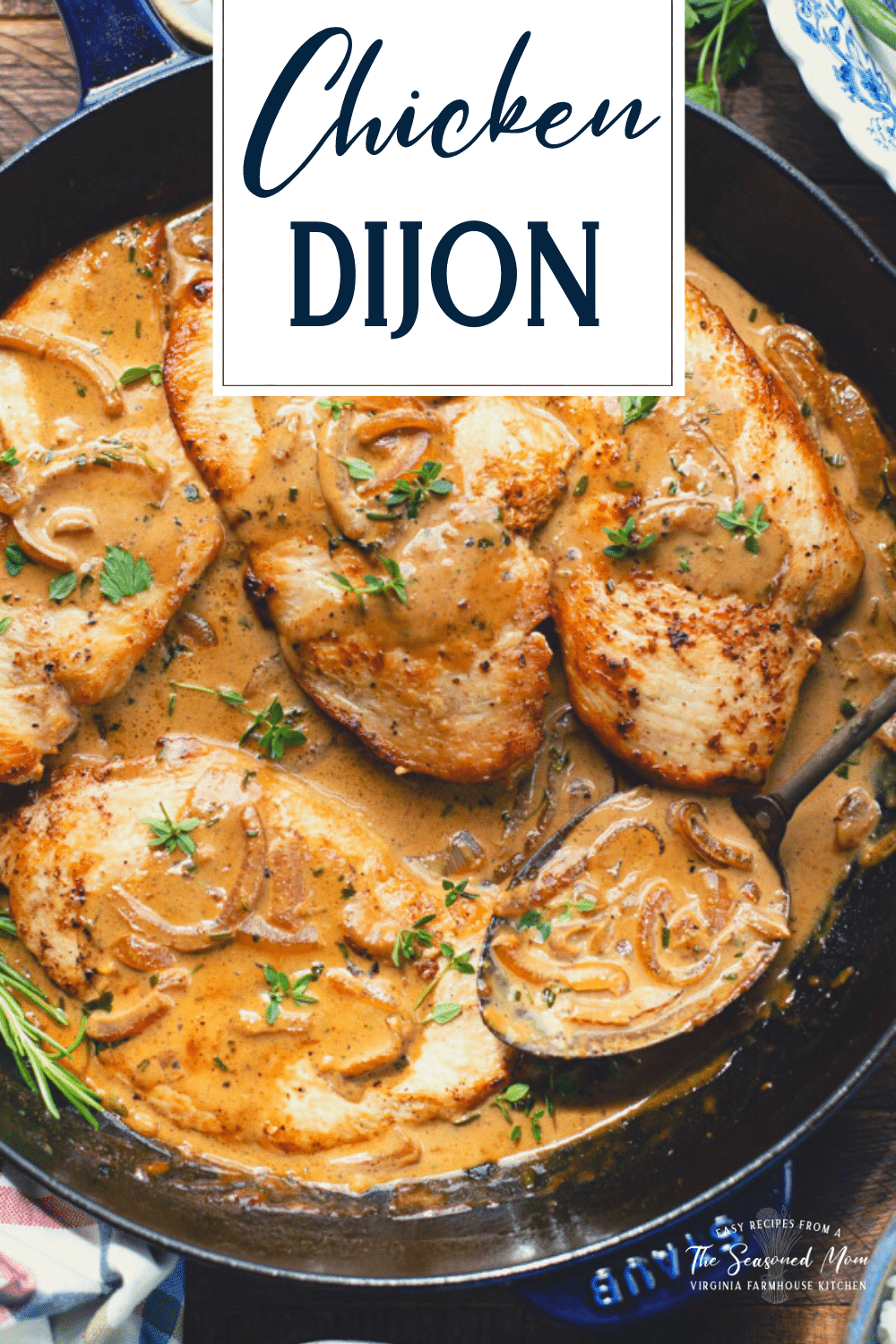 Chicken Dijon - The Seasoned Mom