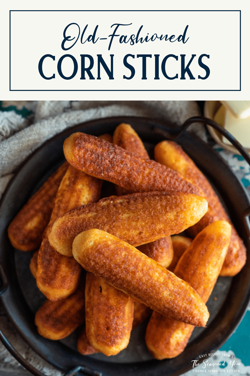 Old-Fashioned Southern Corn Sticks - The Seasoned Mom