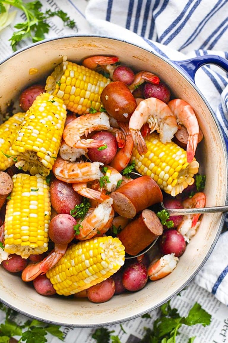 Frogmore Stew (Lowcountry Boil) - The Seasoned Mom