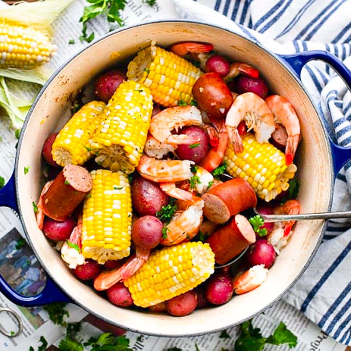 Frogmore Stew {Lowcountry Boil} - The Seasoned Mom