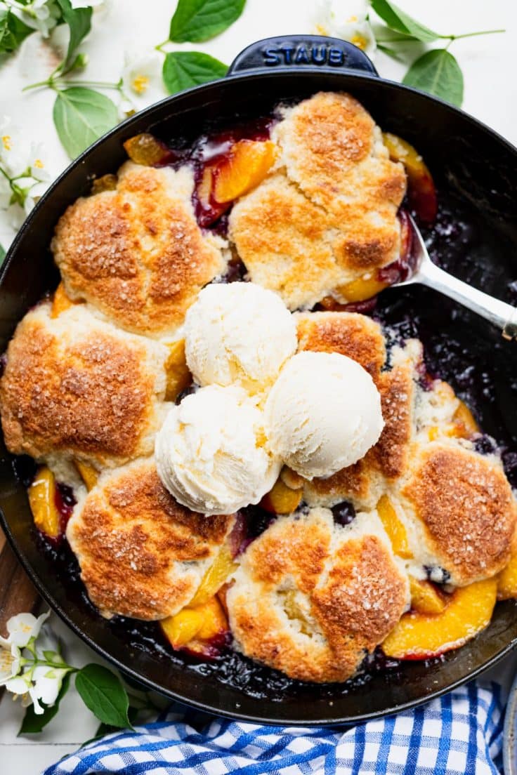 Perfect Blueberry Peach Cobbler Recipe