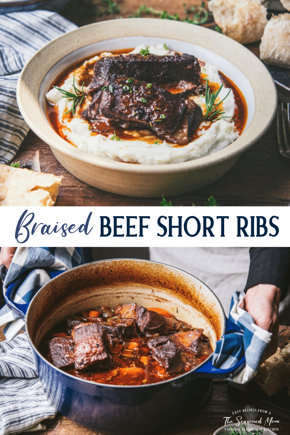Braised Beef Short Ribs | The Seasoned Mom