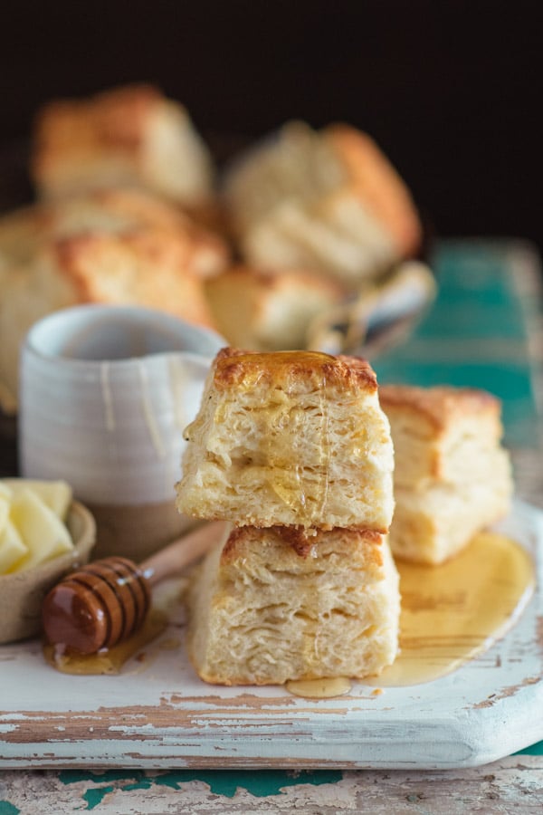 Flaky Biscuits {a Farmhouse Favorite!} - The Seasoned Mom