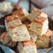 Flaky Biscuits {a Farmhouse Favorite!} - The Seasoned Mom