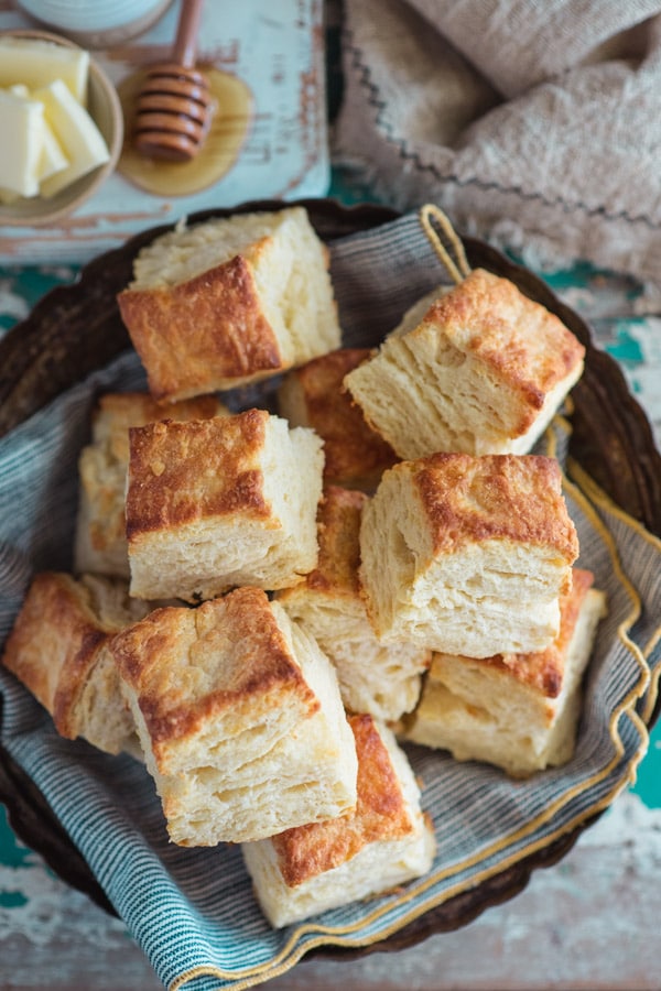 Flaky Biscuits {a Farmhouse Favorite!} - The Seasoned Mom