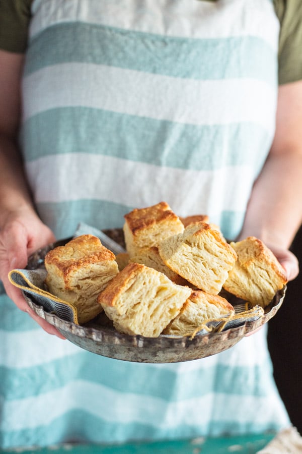 Flaky Biscuits {a Farmhouse Favorite!} - The Seasoned Mom