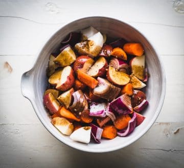 Roasted Root Vegetables with Balsamic - The Seasoned Mom