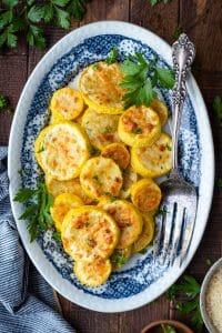 Roasted Yellow Squash {3 Ingredients!} - The Seasoned Mom