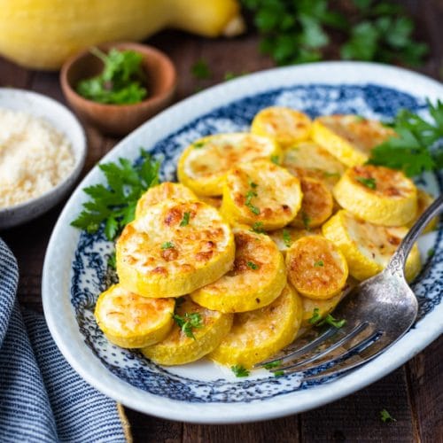 Roasted Yellow Squash {3 Ingredients!} - The Seasoned Mom