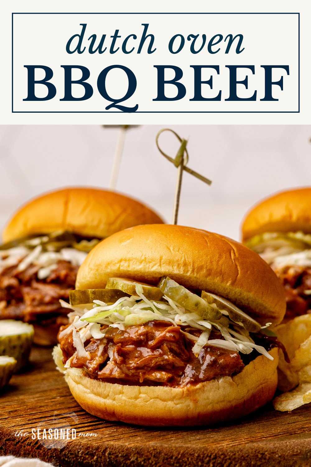 BBQ Beef in a Dutch Oven (Easy Shredded Sandwich Meat)