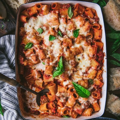 Baked Rigatoni - The Seasoned Mom