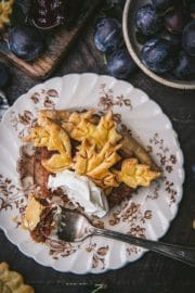 Old-Fashioned Damson Plum Pie - The Seasoned Mom