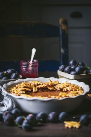 Old-Fashioned Damson Plum Pie - The Seasoned Mom