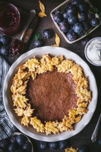 Old-Fashioned Damson Plum Pie - The Seasoned Mom