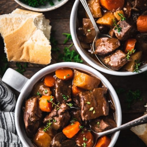 Beef Burgundy {Beef Bourguignon} - The Seasoned Mom