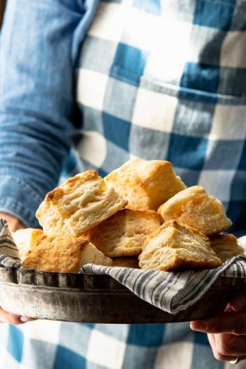 Flaky Biscuits {a Farmhouse Favorite!} - The Seasoned Mom