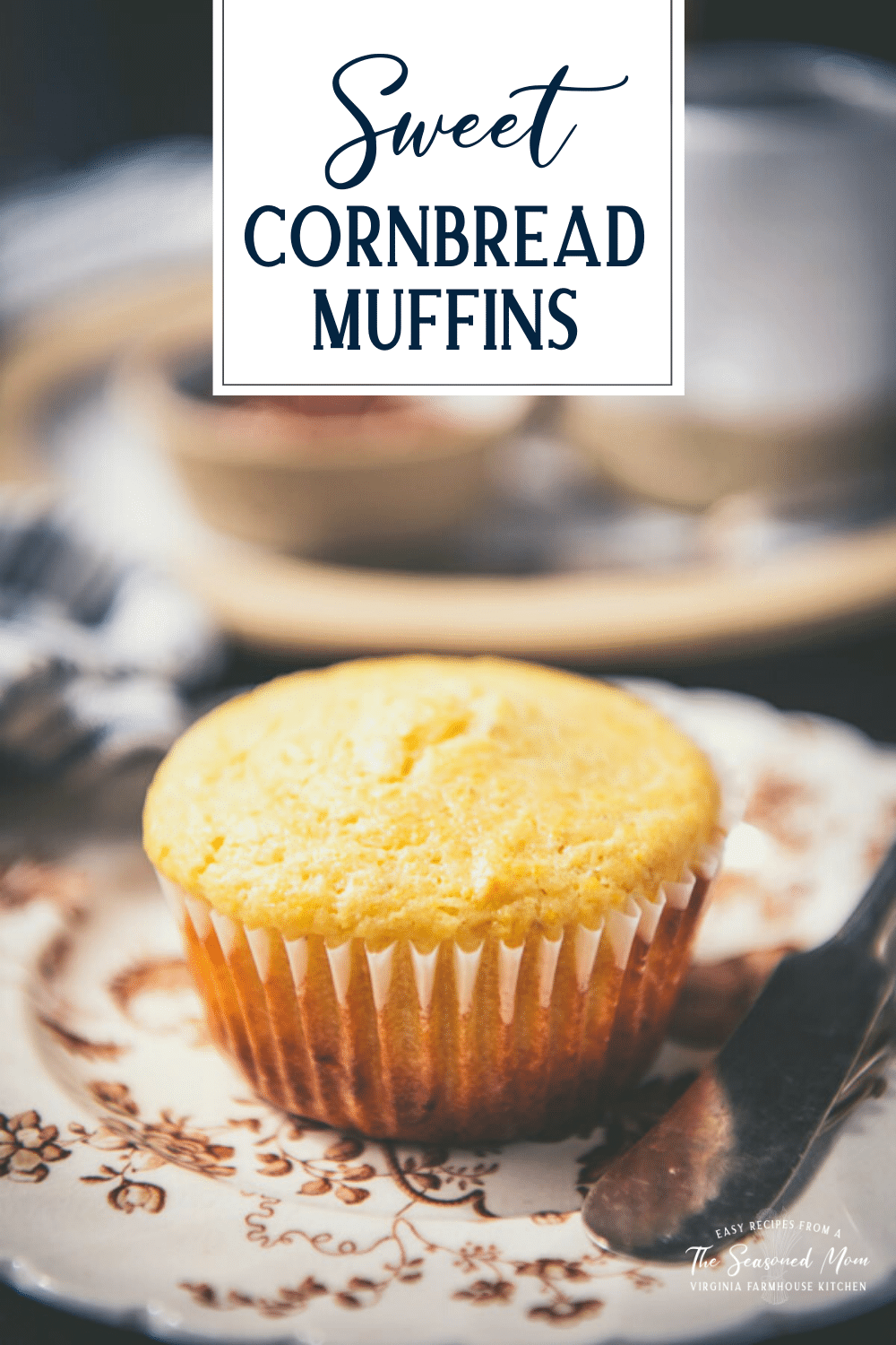 Sweet Cornbread Muffins with Brown Sugar - The Seasoned Mom