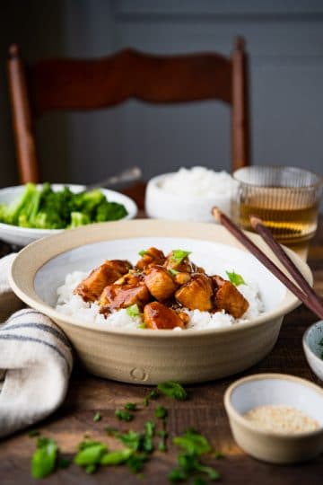 Baked General Tso Chicken Recipe - The Seasoned Mom
