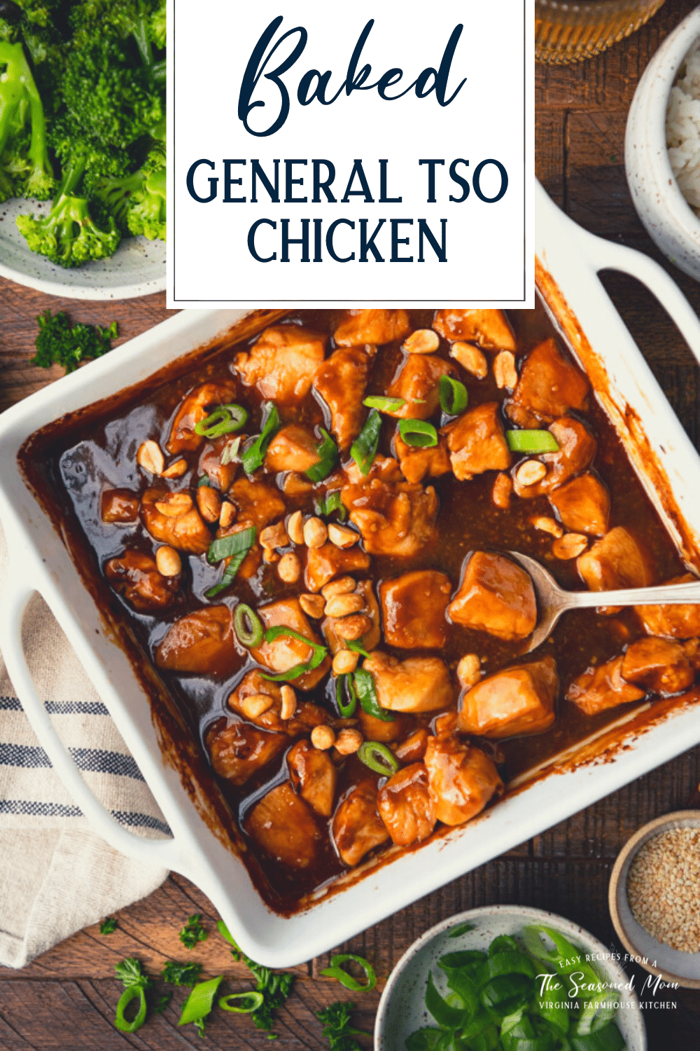 Baked General Tso Chicken Recipe - The Seasoned Mom