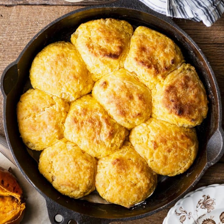 Cream Biscuits {Just 4 Ingredients!} - The Seasoned Mom