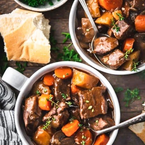 Beef Burgundy {Beef Bourguignon} - The Seasoned Mom