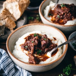 Braised Beef with Red Wine and Tomatoes - The Seasoned Mom